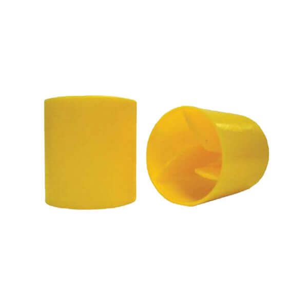 Star Picket Safety Fence Post Caps Yellow Round - Discount Landscape ...