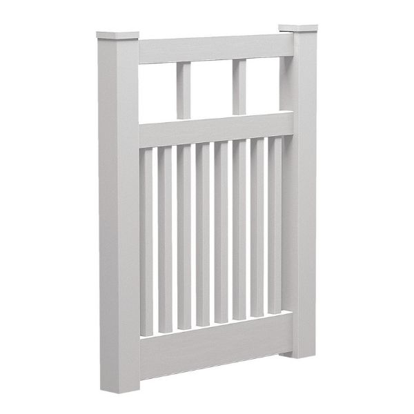 PVC Hamptons Style Semi Privacy Gate 1200mm x 1000mm - Discount ...